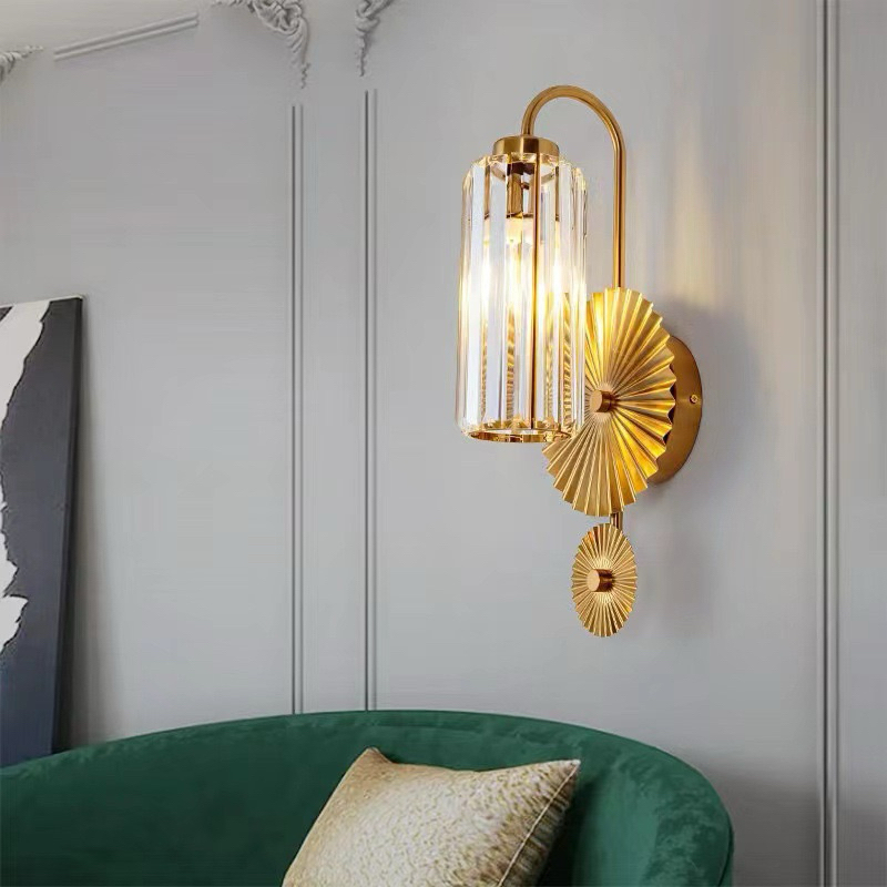 Modern Indoor Crystal Wall Light LED Wall Effect Light Lampu Hiasan ...