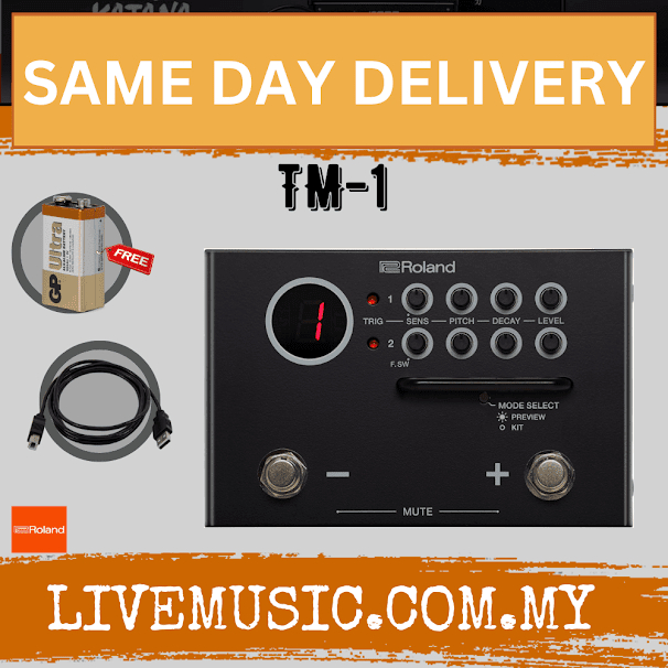 Roland TM-1 Drum Trigger Module (TM1/TM 1) | Shopee Malaysia