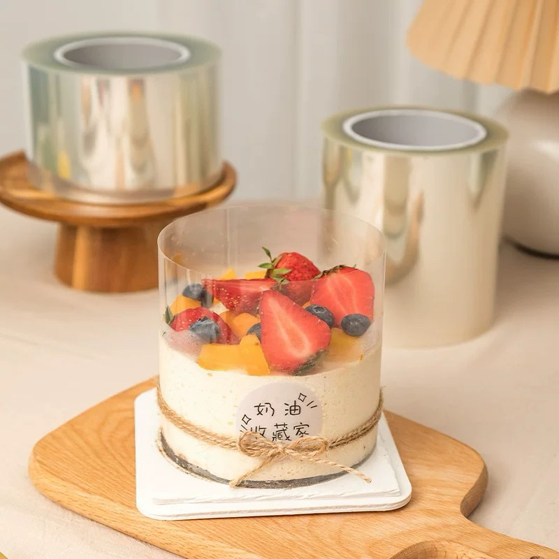 0.5kg 6/8/10/12cm height Transparent hard cake rim wrapper HD edge ...