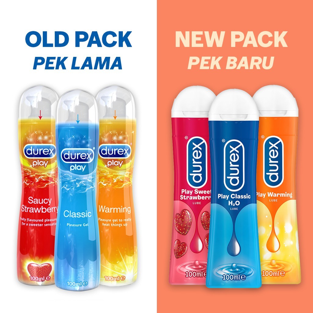 Durex Play Pleasure Gel Strawberry Tingle Warming KY Lubricant Massage Tube / 100ml | Shopee ...