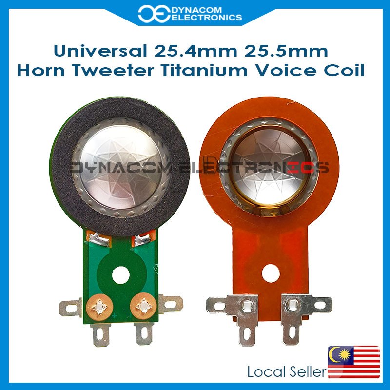 Universal 25.4mm 25.5mm Horn Tweeter Titanium Voice Coil Diaphragm For ...