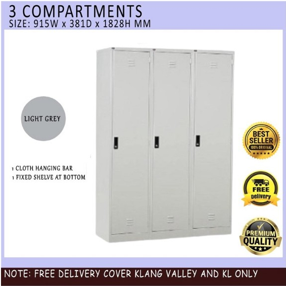 3/6/9/12/15/18 Compartments Steel Locker | Locker Storage | Steel ...