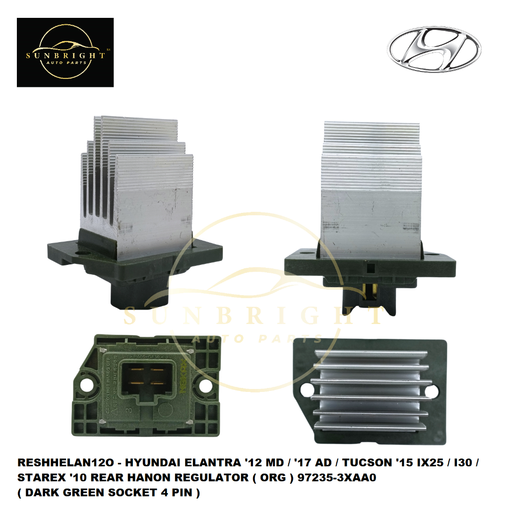 HYUNDAI ELANTRA '12 MD / '17 AD / STAREX '10 REAR HANON REGULATOR ( ORG ...