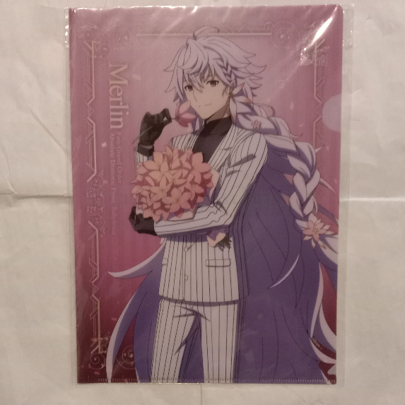 FGO Fate/Grand Order x Lawson collab A4 size file folder (Merlin)#anime ...