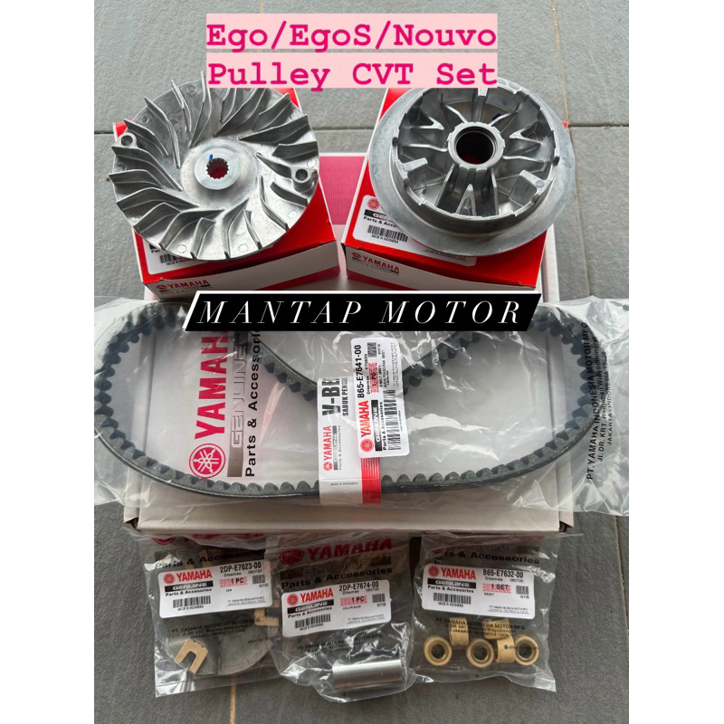YAMAHA EGO S NOUVO EGO SOLARIZ AVANTIZ EGO LC EGO FI NOUVO LC FRONT PULLEY FULL SET CVT SET TALI ...