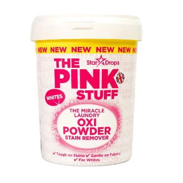 The Pink Stuff The Miracle Laundry OXI Powder Stain Remover for Whites ...