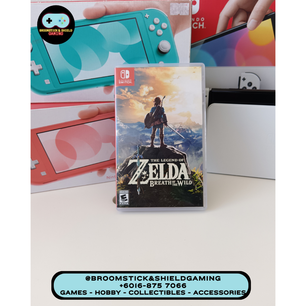 [USED] Nintendo Switch Game - Zelda Breath of The Wild | Shopee Malaysia