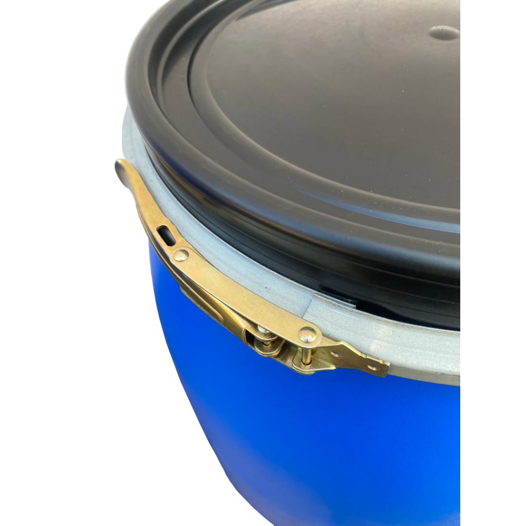 220 Liter Open Top Blue HDPE Plastic Drum Tong Biru Plastik [Seventh ...