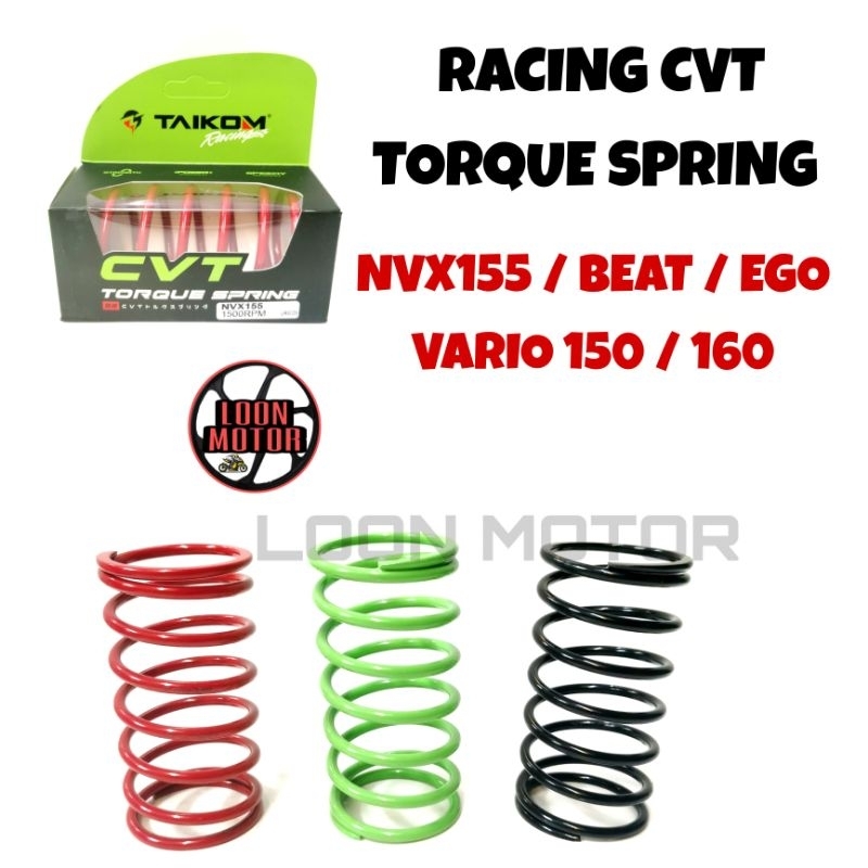 NVX155/BEAT/VARIO/EGO/AVANTIZ RACING CVT TORQUE SPRING - TAIKOM RACING ...