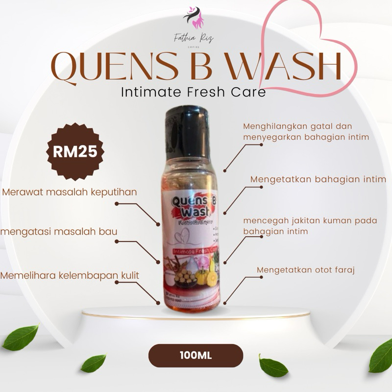Quens-B Wash by fathia rizz🌸ratuoyeahclean | Shopee Malaysia
