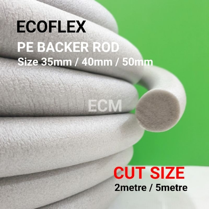 35MM - 50MM DIAMETRE (2 & 5 METRE LENGTH) P.E CLOSED CELL POLYETHYLENE ...