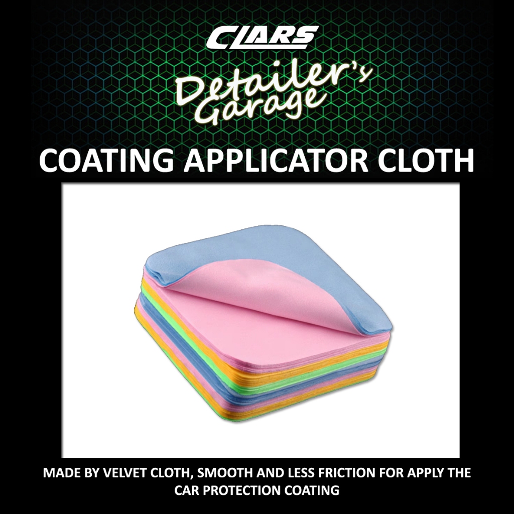 Intro Price Clars Coating Applicator Cloth 100pcs-Velvet Cloth/Use for ...