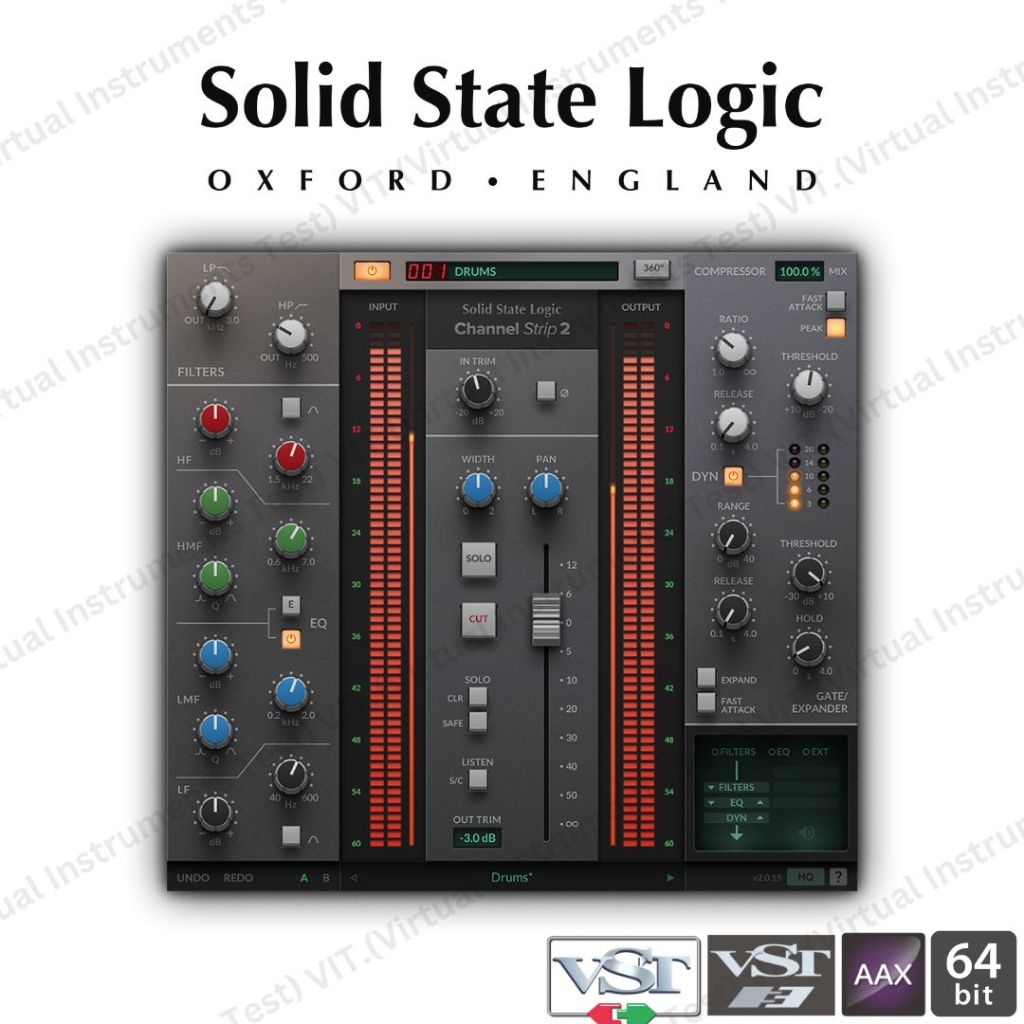 SSL Native Channel Strip 2 v1.0.55 (Win) VST2, VST3, AAX x64 | Solid ...