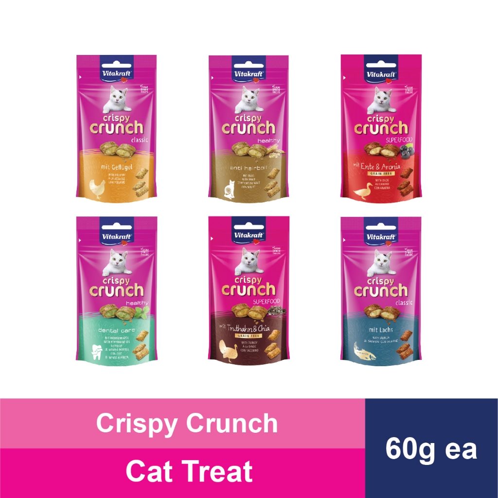 VITAKRAFT CAT Treats Crispy Crunch 60g | Shopee Malaysia