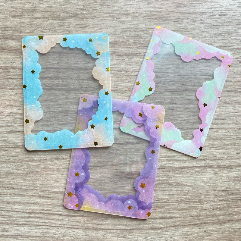 Kpop Deco Decorated Toploader Custom Toploader (Cloud and Stars ...