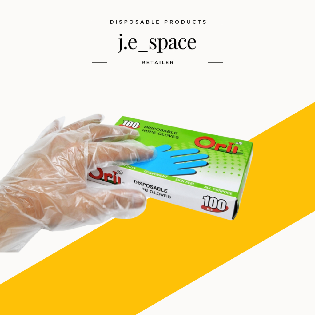 Oril Disposable Hand Glove | 100pcs per unit | Shopee Malaysia
