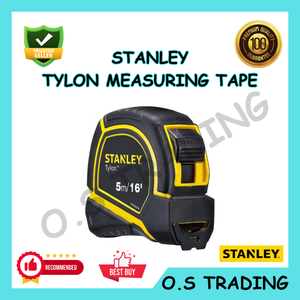 STANLEY Measuring Tape (5m/16 Ft x 19mm) STHT36194 | Shopee Malaysia