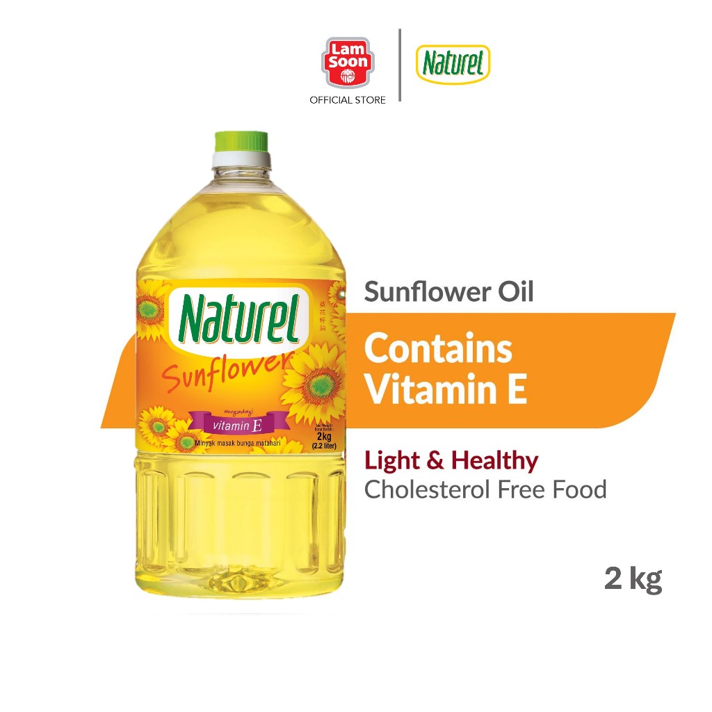 Naturel Sunflower Cooking Oil 2kg | Shopee Malaysia