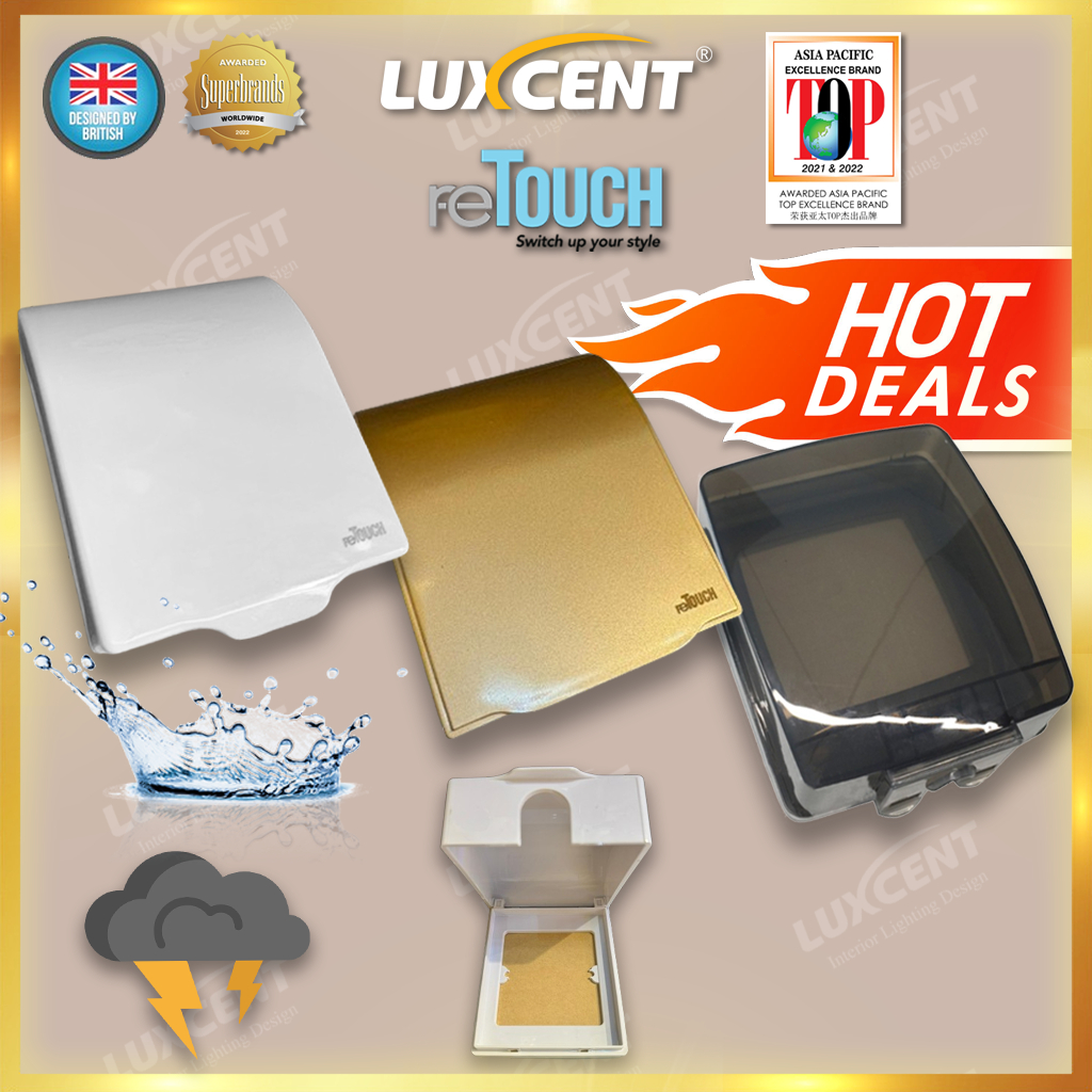 reTouch Wall Switch & Socket Weather Waterproof Cover Outdoor Full ...