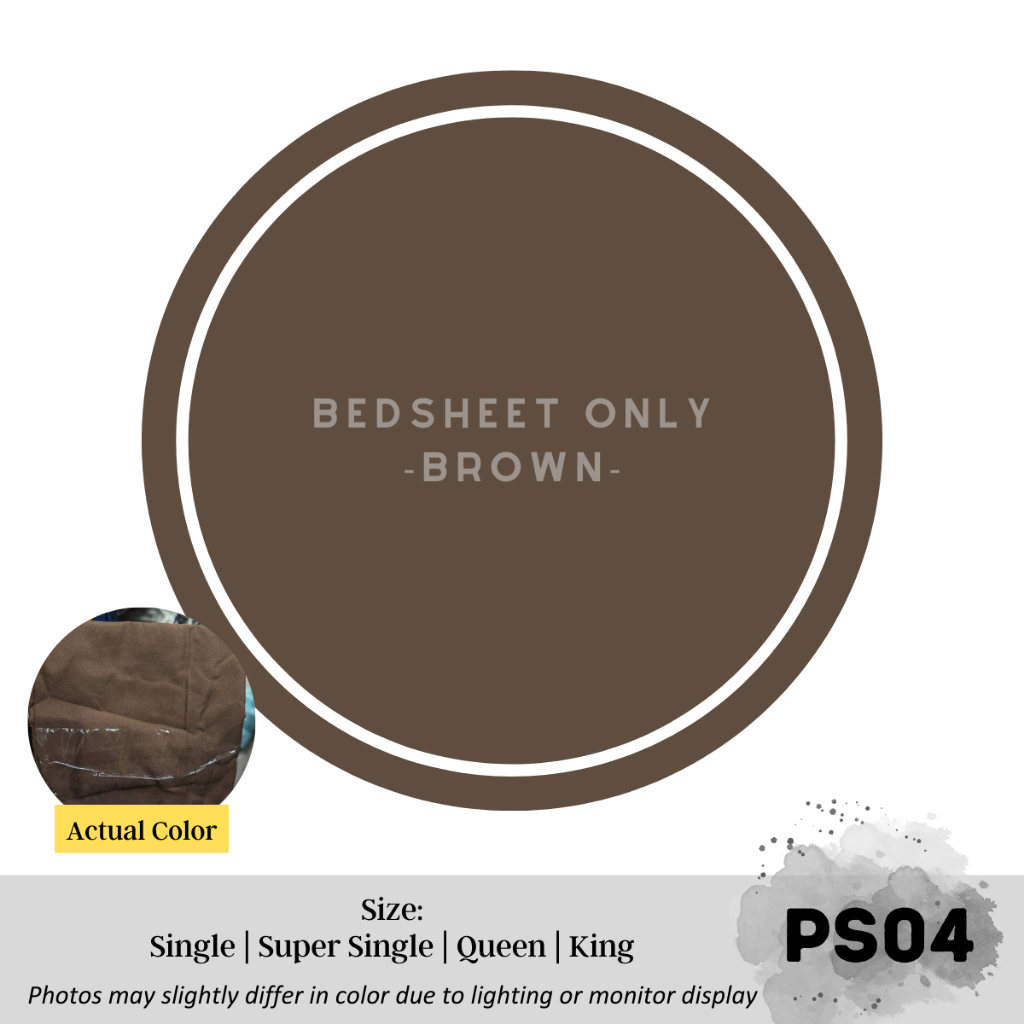 Cadar Tilam Plain Premium Fitted Bed sheet Homestay 床单 Single / Super ...