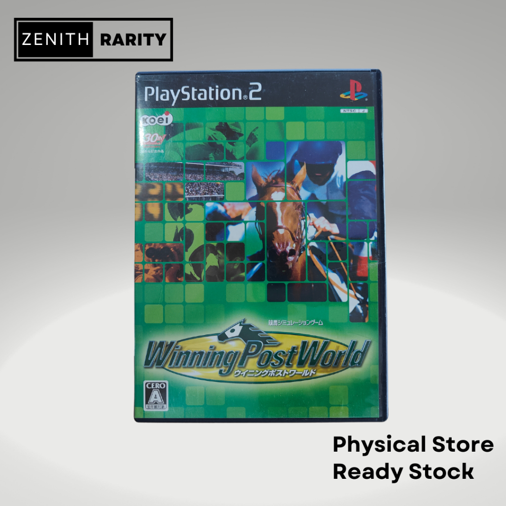Zenith Rarity Sony Playstation 2 PS2 game Winning Post World | Shopee Malaysia