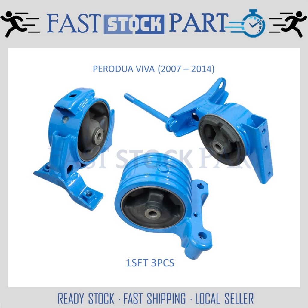 1SET 3PCS HEAVY DUTY ENGINE MOUNTING - PERODUA VIVA (2007 - 2014 ...