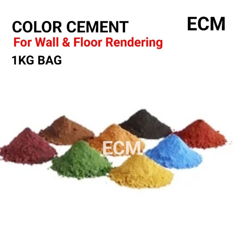 COLOR CEMENT / SIMEN WARNA LANTAI (1KG / 4KG PACK) FOR COLOR WALL ...