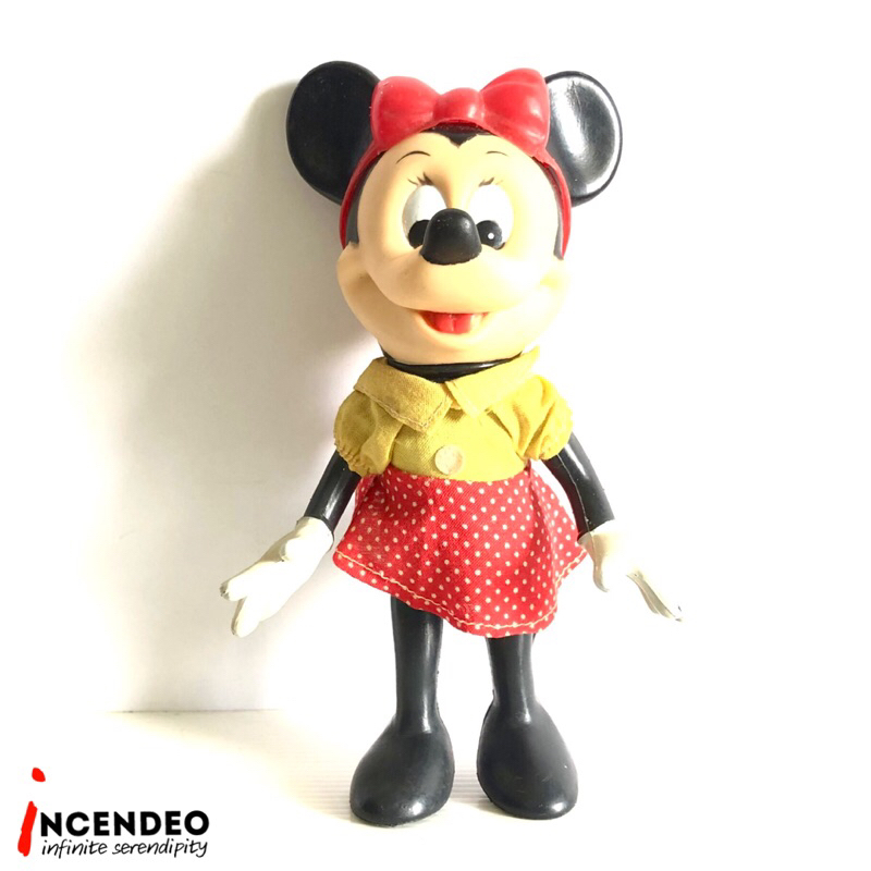Vintage 1960s Walt Disney Minnie Mouse Figure Toy | Shopee Malaysia