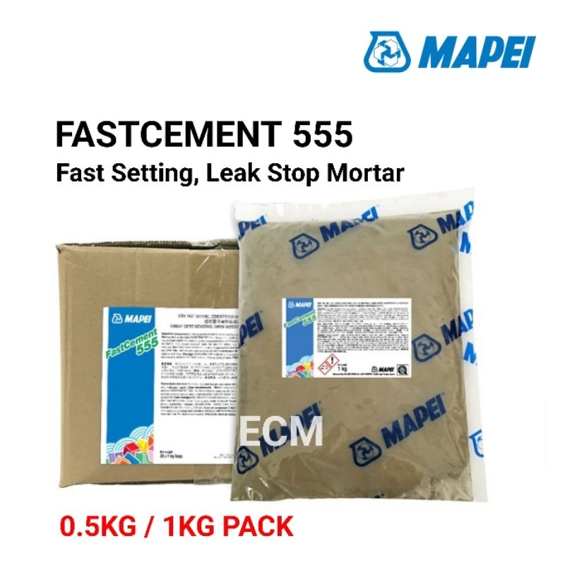 SIMEN CEPAT KERING ! MAPEI FASTCEMENT 555 (1KG REPACKED) Rapid Stopping ...