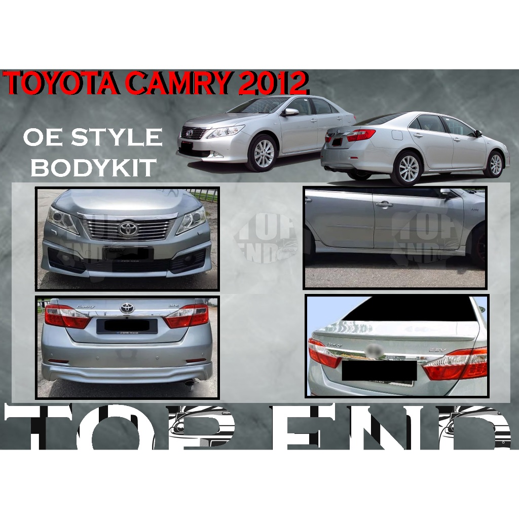 TOYOTA CAMRY XV50 2012-2014 OE STYLE BODYKIT BUMPER SKIRT LIP OE FRONT ...