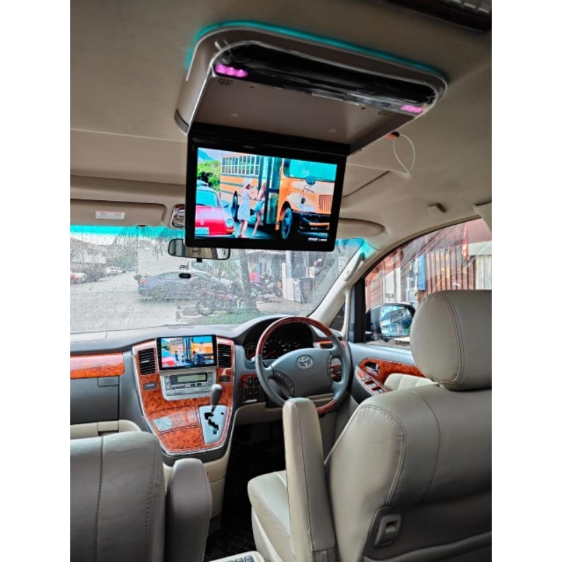 Leon anh10 Toyota Alphard ANH10 11.6" full hd hdmi usb mp4 roof led ...