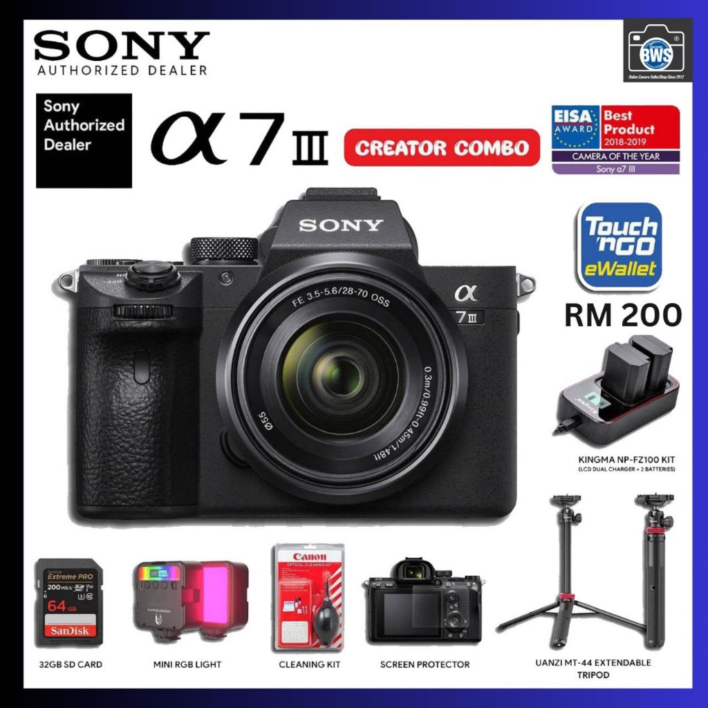 Sony A7III / A7 III / A73 / A7M3 Mirrorless Digital Camera (Body Only ...