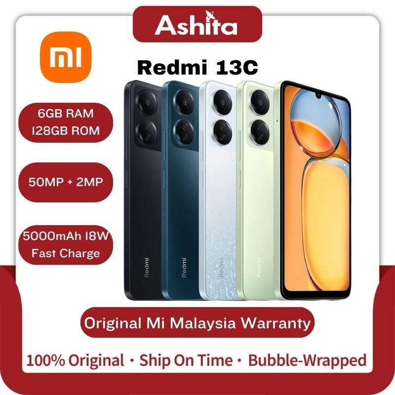 Xiaomi Redmi 13C (128GB ROM | 6GB RAM) | Redmi 12C (128GB ROM | 6GB RAM ...