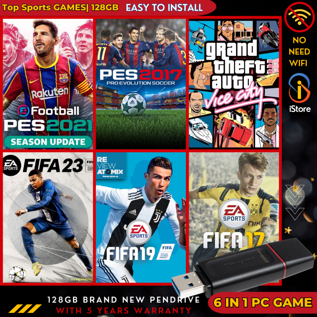 FIFA 23 | FIFA 19 | FIFA 17 | PES 21| PES 17 Grand Theft Auto Vice City ...