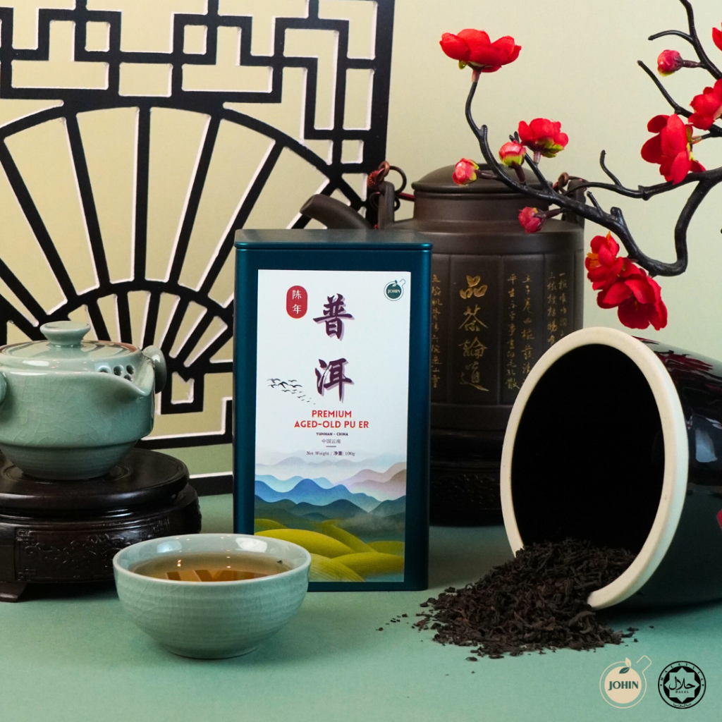 Chinese Dark Tea Johin Aged-Old Pu-Er ripe Pu-Er Tea 陈年普洱 [JOHIN TEA ...