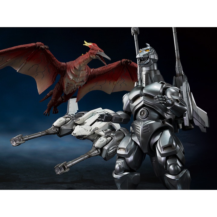 Bandai S.H.MonsterArts Mechagodzilla Garuda & Fire Rodan Makuhari ...