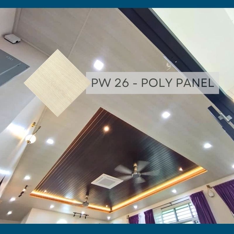 PVC Panel 🔥Free Buble Wrap Packing🔥 6 FT Poly Ceiling & Wall Panel with ...