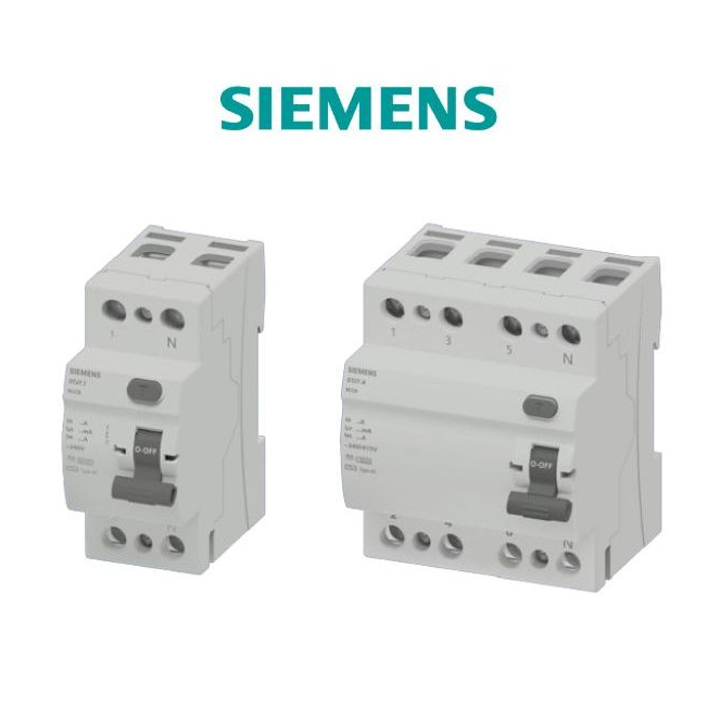 SIEMENS RCCB (5TJ), WITH 2 POLES & 4 POLES, (25A-100A), (30mA-300mA ...