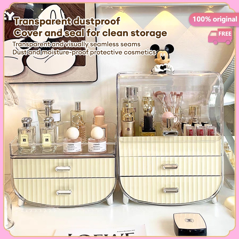 Cosmetic Storage Box Jewelry Nail Lipstick Skin Care Make up Organizer ...