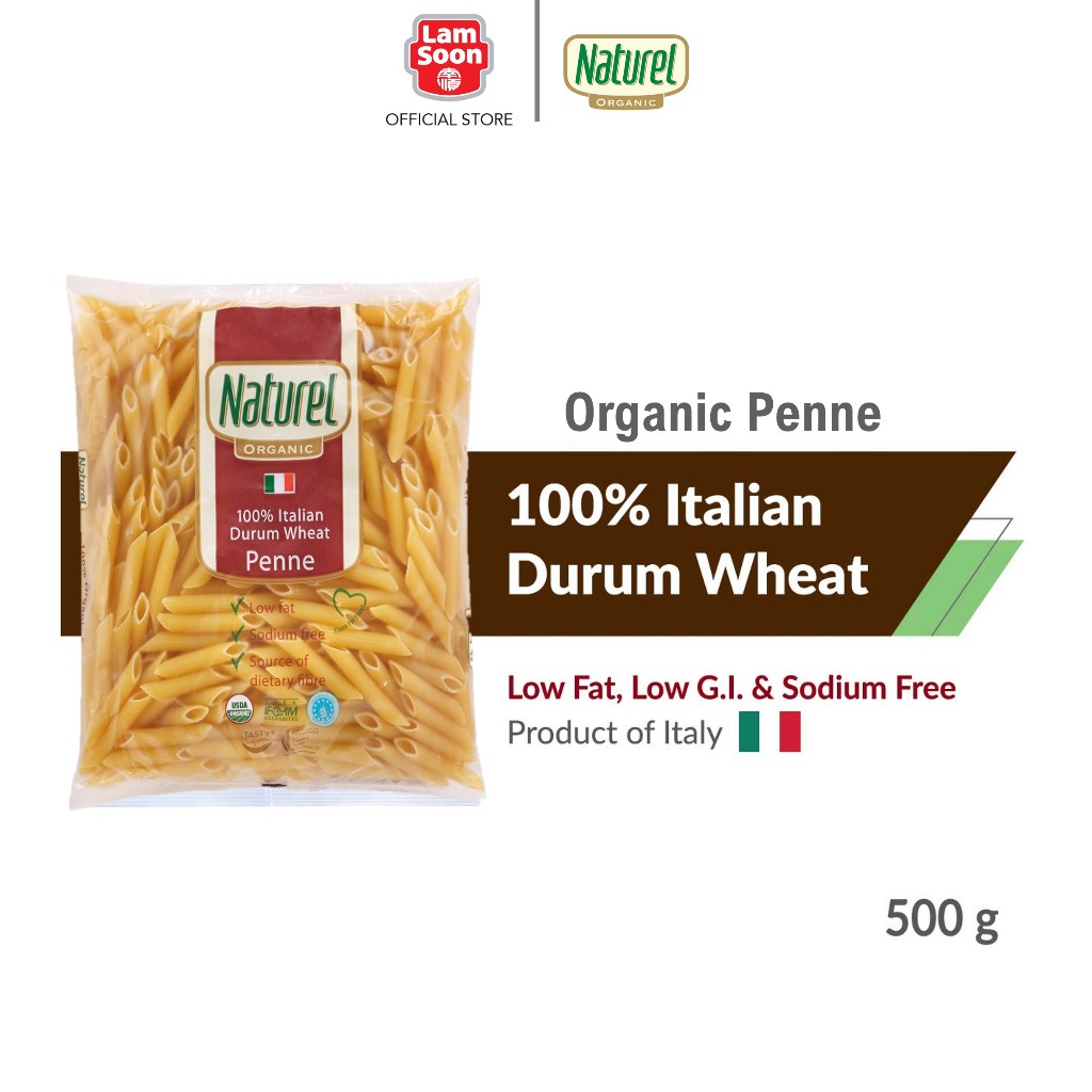 Naturel Organic Pasta Penne 500g | Shopee Malaysia
