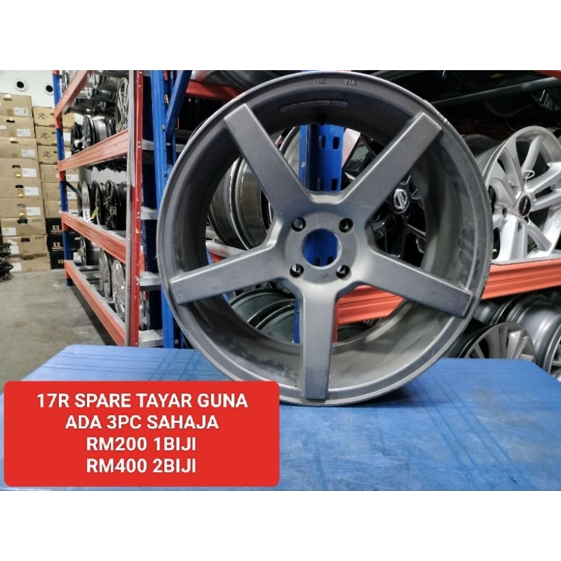 USED SPORT RIM 17 INCH RM200 1BIJI SPARE TAYAR GUNA VIOS VOSSEN MODEL ...