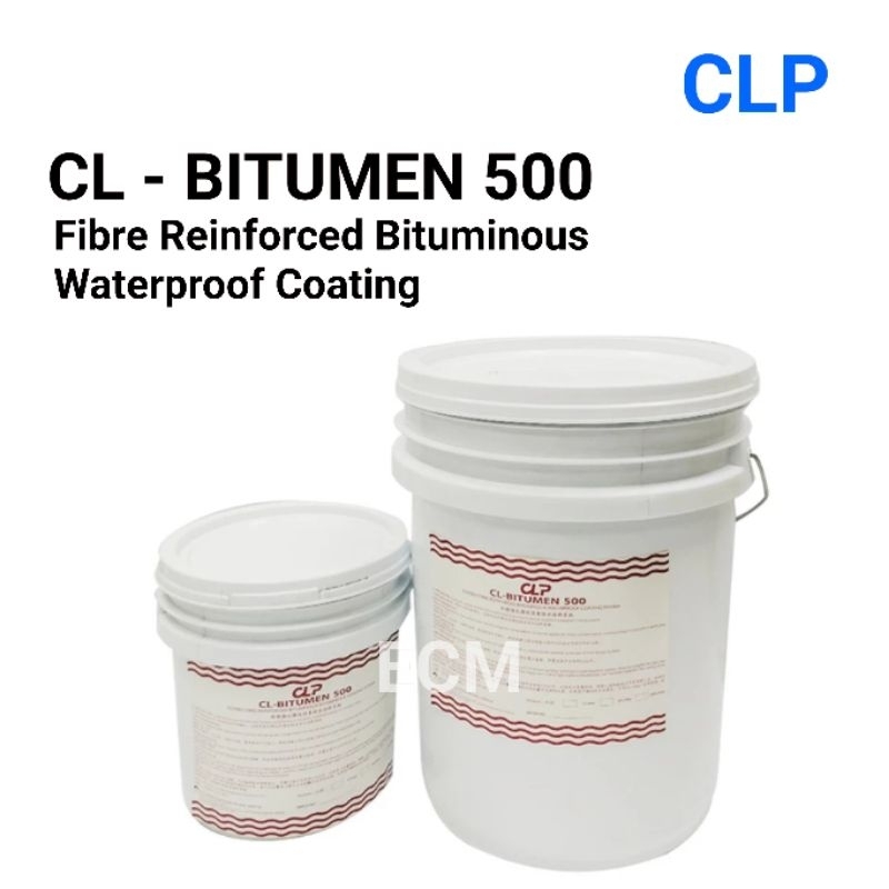 CL-BITUMEN 500 (20L) - General Purpose Non-Asbestos Fibre-Reinforced Water-Borne Bituminous ...