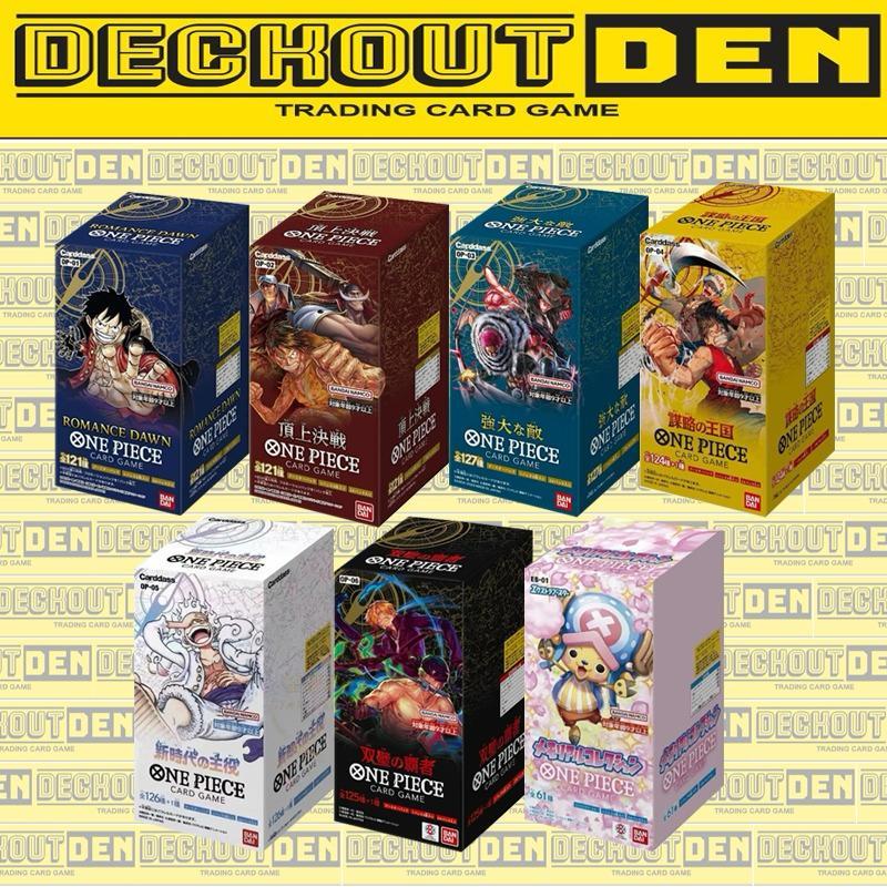 One Piece TCG Booster Box 01 / 02 / 03 / 04 / 05 / 06 / EB01 | Shopee ...