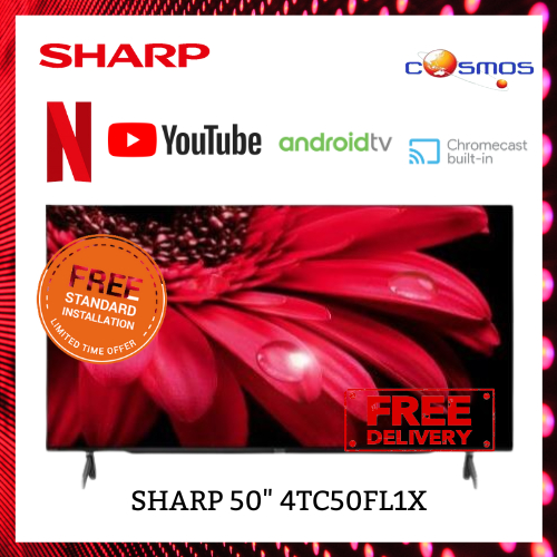Sharp_ 50 inch 4TC50FL1X AQUOS 4K UHD Google TV | Shopee Malaysia