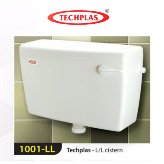 TECHPLAS LOW LEVEL CISTERN SET (TOILET WATER TANGKI / FLUSH TANGKI ...