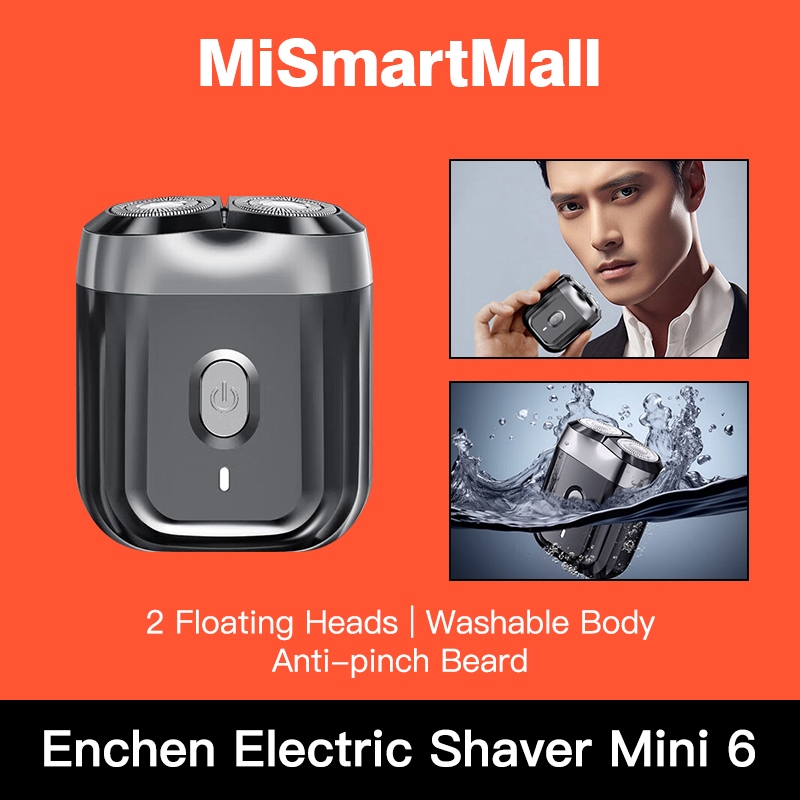 Enchen Mini 6 Electric Shaver 2 Floating Head Portable Shaver Machine ...