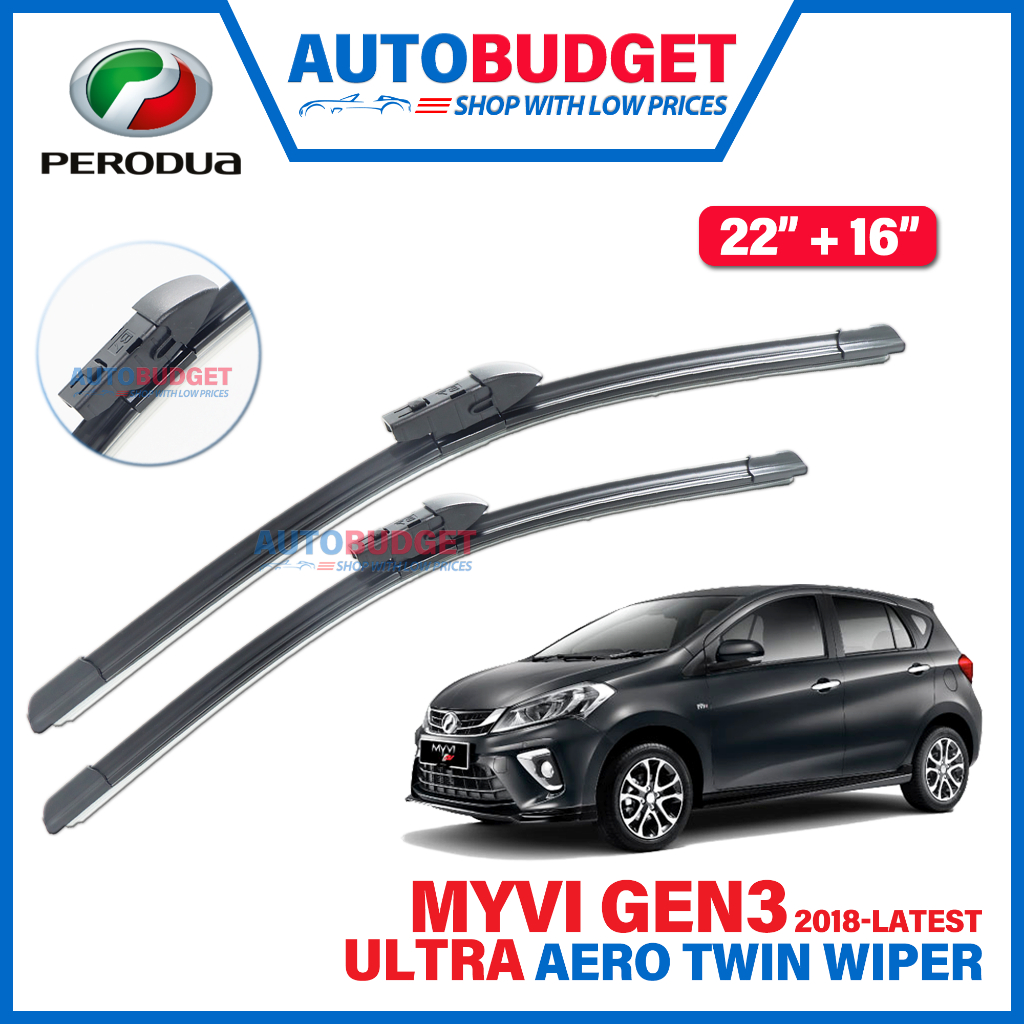 Car Wiper Perodua Myvi Gen3 2018-Present 22" + 16" DANTAX Ultra ...