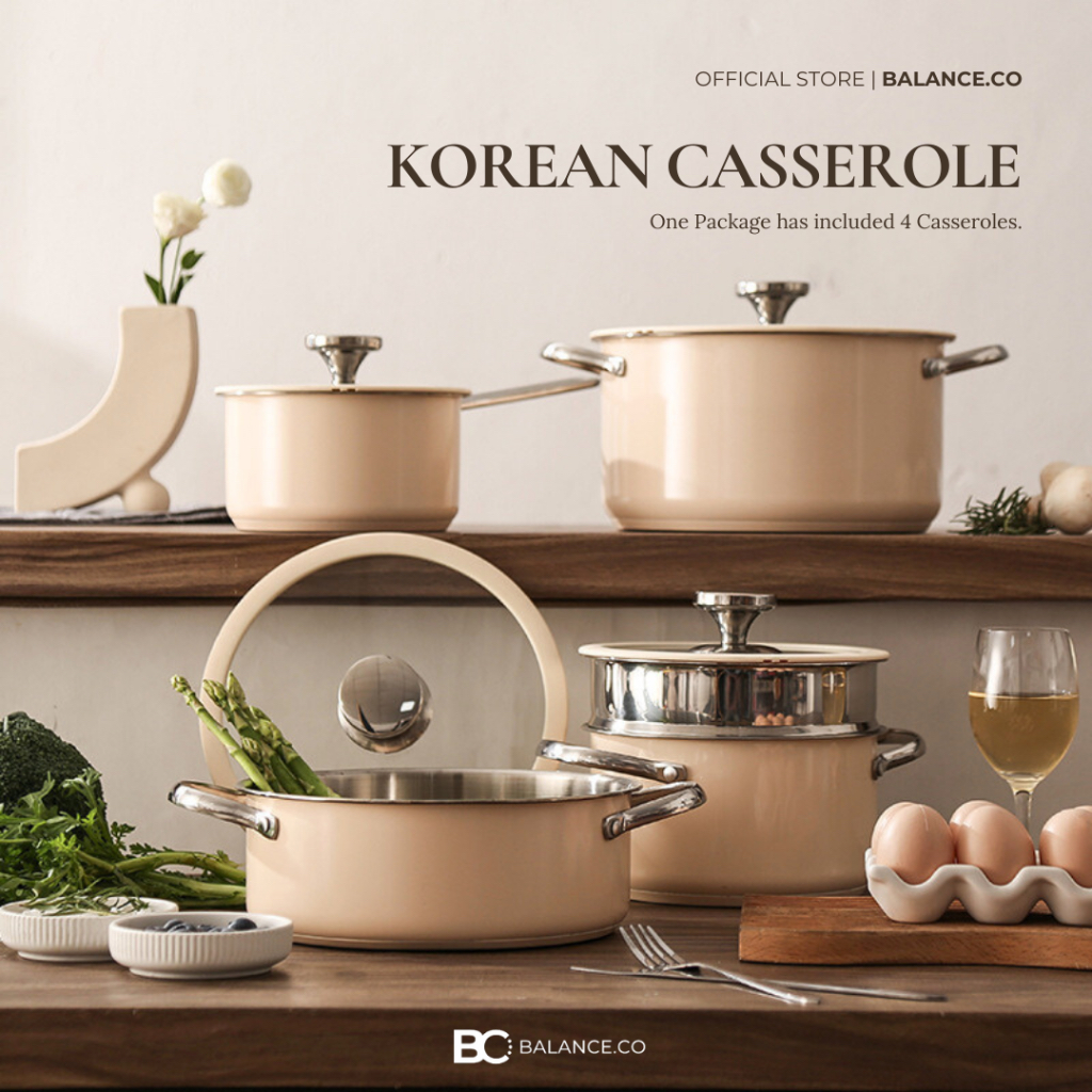 Balance.co Buttermilk Casserole NonStick Soup Pot Induction Cooker ...
