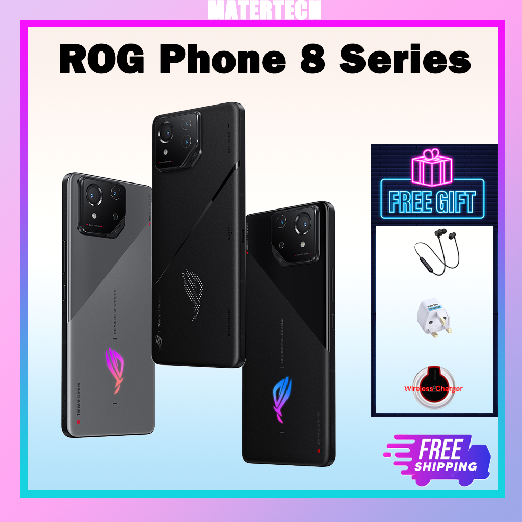 Asus ROG Phone 8 Pro / ROG Phone 8 Snapdragon 8 Gen 3 165Hz LTPO AMOLED 65W Fast Charging ROG ...