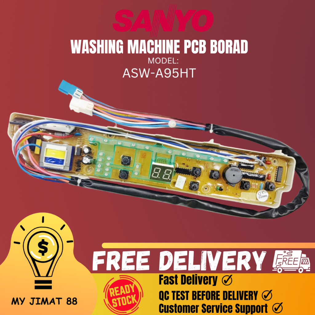ASW-A95HT SANYO WASHING MACHINE PCB BOARD | Shopee Malaysia